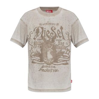 Diesel Herren, Oberteile, Beige, XLGr&ouml;&szlig;e