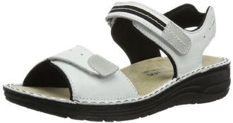 Berkemann Leni 03102, Sandales pour Femme - Blanc - White - Weiß (weiß 101), 37
