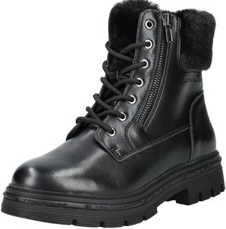 Tom Tailor Tom Tailor Damen 8490120011 Mode-Stiefel, Black, 39 EU