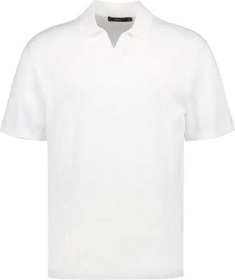 Boggi Milano Herren Polo-Shirt wei&szlig;