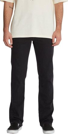 Volcom Herren Solver Stretch-Denim-Hose, Moderne Passform, Bequem und Flexibel, Strapazierfähige Baumwollmischung, Freizeit Oder Alltag Jeans, Black-Out, 31W