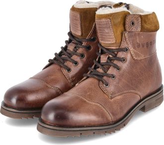 Bugatti Herren-Stiefel Warmfutter-321-AUF50, cognac, 44
