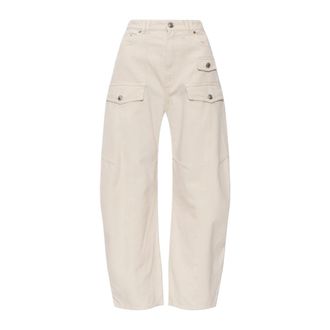 Sportmax Femme, Pantalons, Beige, Taille: W28 Spxfashion Pantalons