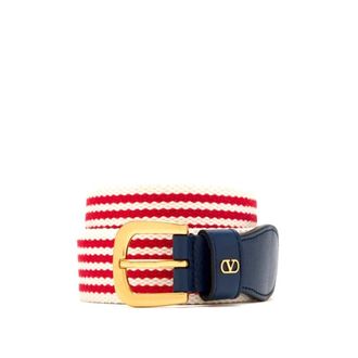 Valentino Garavani Stilvoller Lederg&uuml;rtel mit einzigartigem Design - - Accessories - Herren - Mehrfarbig - 85 CM