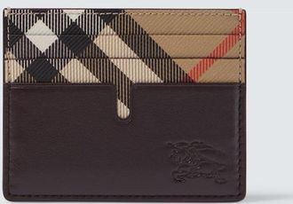 Burberry Kartenetui Burberry Check aus Leder