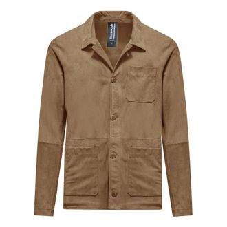 Bomboogie Homme, Vestes, Brun, Taille: S Kros Leather Jacket