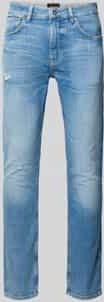 Boss Orange by Hugo Boss Slim Fit Jeans mit Used Details