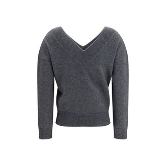 Tom Ford Womens Gray Cashmere Sweater Clothing