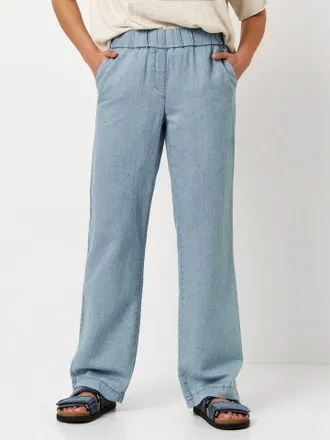 Toni Schlupfhose Pia Wide Sommerhose in sommerlicher Qualit&auml;t mit Leinen
