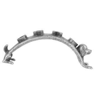 DOITOOL Toyvian Kreativer Dackel Weinflaschen Ausgießer Halter aus Zinklegierung Stabiler Flaschenverschluss Organizer Multifunktionaler Weinverschluss Aufbew