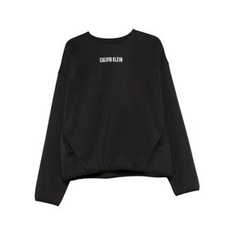 Calvin Klein Schnelltrocknendes Performance-Sweatshirt mit Tasche - - Sweatshirts & Hoodies - Herren - Schwarzk - L