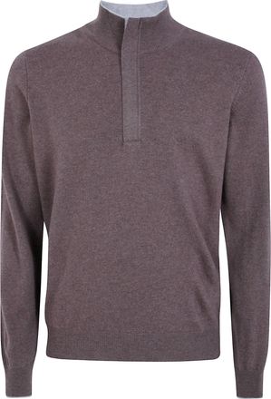 Gran Sasso Turtleneck Zip Long Sleeves Zip Turtle Neck
