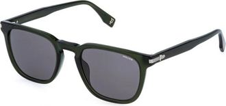 Police Homme, Accessoires, Vert, Taille: 54 MM Splr74 06W5 Lunettes de soleil