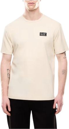 Emporio Armani Homme, Tops, Beige, Taille: 3XL T-shirt
