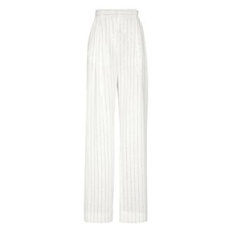 Philipp Plein Femme, Pantalons, Blanc, Taille: 36 FR Pantalon Cady