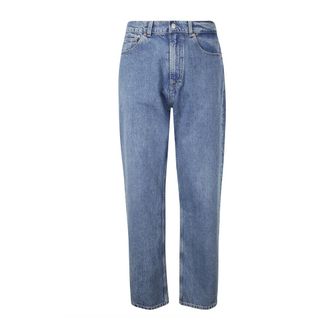 Our Legacy Gerade Baumwolljeans f&uuml;r M&auml;nner - - Jeans - Herren - Blau - W33