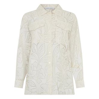 Alberta Ferretti Langarmshirt - - Blouses & Shirts - Damen - Beige - M
