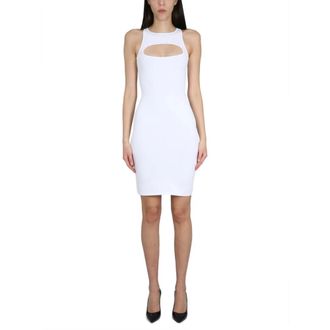 Dsquared2 Femme, Robes, Blanc, Taille: 36 FR Cut-Out Dress