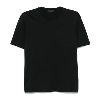Roberto Collina Rundhals T-Shirts - - Tops - Herren - Schwarzk - XL