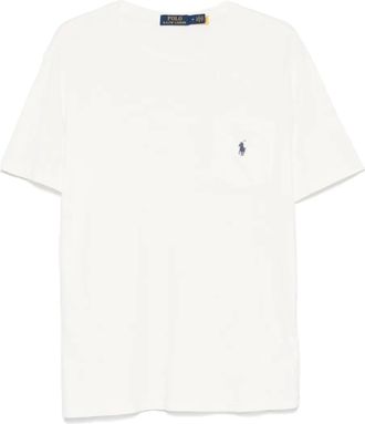 Polo Ralph Lauren t-shirt à motif Polo Pony brodé - Blanc
