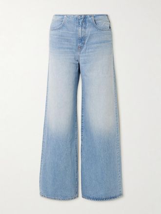 Slvrlake Denim Jean Large Taille Haute Naomi - Bleu