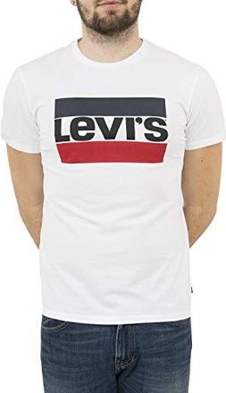 Levi's Sportswear Logo Graphic T-Shirt Homme, White, XXL