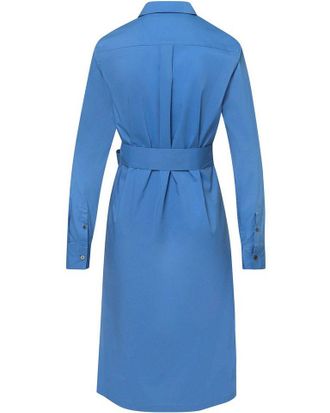 Brigitte von Sch&ouml;nfels Midikleid Hemdblusenkleid mit Bindeg&uuml;rtel