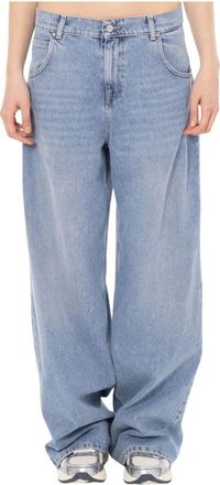 Vicolo Femme, Jeans, Bleu, Taille: 42 FR Mia Mid Wash Loose Jeans