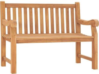 vidaXL Vidaxl - Gartenbank 114 cm Massivholz Teak