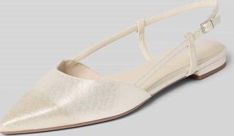 Tamaris Schimmernde Ballerinas mit Riemen und Dornschlie&szlig;e