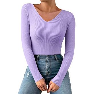 Generic Haut Thermique Femme sous Pull Thermique Femme pour Tous Les Jours Pull Col Faux Roul&eacute; Doubl&eacute; Polaire Top Casual Moelleux pour Automne Et Hiver