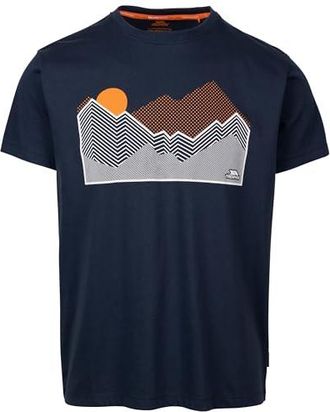 Trespass T-shirt Lisab imprim&eacute; pour homme, bleu marine, S