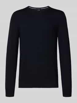Joop Strickpullover mit gerippten Abschl&uuml;ssen Modell Denny