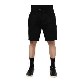 Dolce & Gabbana Homme, Shorts, Noir, Taille: L Shorts Bermuda &agrave; fermeture &eacute;clair noire