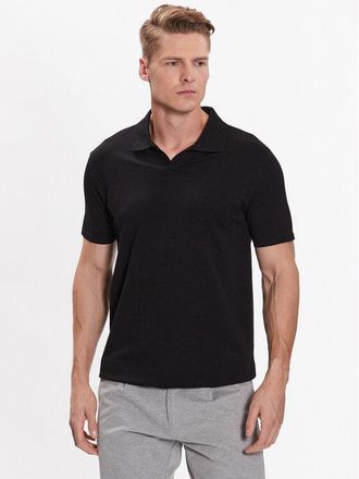 Lindbergh Lindbergh Poloshirt 30-404036 Schwarz Slim Fit