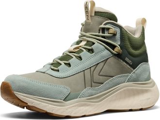 Keen Keen Damen Leiki Leather Mid WP Schuhe, Iceberg Green-Bronze Green, 38.5