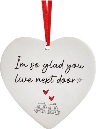 Generic Herz-Ornament der Freundschaft - Erinnerung an die Freundschaft in Herzform | Weihnachtsschmuck der Freundschaft aus Acryl f&uuml;r einen lustigen Freund, 