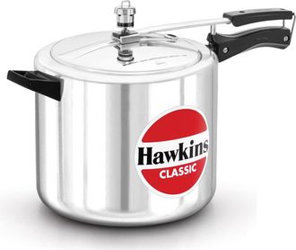 Hawkins Hawkins Klassischer Schnellkochtopf, Aluminium, 10 l, silberfarben