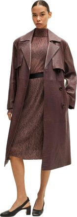 HUGO BOSS Emata Oberteil f&uuml;r Damen, Stehkragen, Schmal (Marmoriert)
