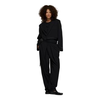 10 Days Plisseehose - - Trousers - Damen - Schwarzk - S