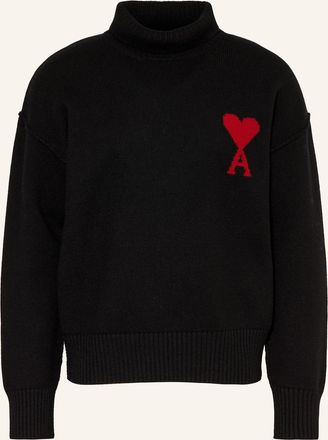 Ami Ami Paris Rollkragenpullover schwarz
