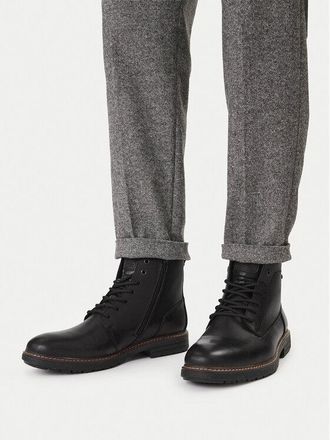Rieker Schn&uuml;rschuhe 33143-00 Schwarz