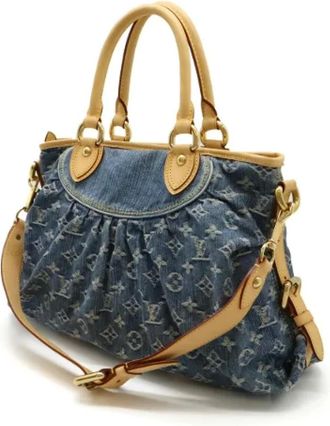 Louis Vuitton Pre-owned Denim sacs-louis-vuitton - Femme - Pre-owned - Bleu - Taille: ONE Size