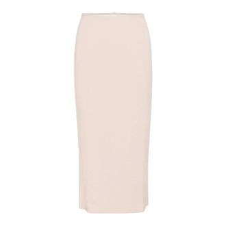 Inwear Einfacher Bleistiftrock mit Elastischem Bund - - Skirts - Damen - Rosa - S