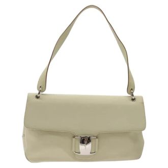 Ferragamo Pre-owned Canvas Handtaschen - - Pre-owned - Damen - Wei&szlig; - ONE SIZE