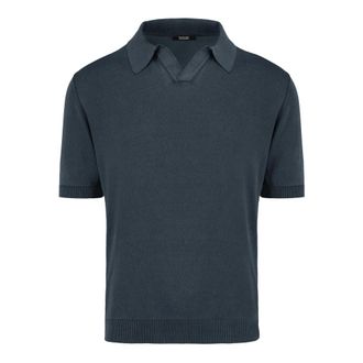 Bomboogie Homme, Pulls, Bleu, Taille: M Pull en coton avec col ch&acirc;le