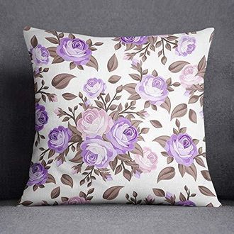 Bonamaison Le Jardin du Lin Kissenhüllen, Cotton, Mehrfarbig, 45x45