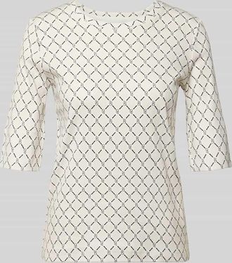 Marc Cain Regular Fit T-Shirt mit Allover-Logo-Print