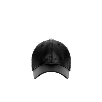 Givenchy Casquette en cuir perfor&eacute; 4G Pre-owned - Homme - Pre-owned - Noir - Taille: ONE Size