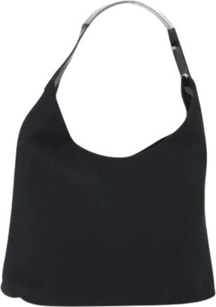 Gucci Sac bandouli&egrave;re en toile Pre-owned - Femme - Pre-owned - Noir - Taille: ONE Size